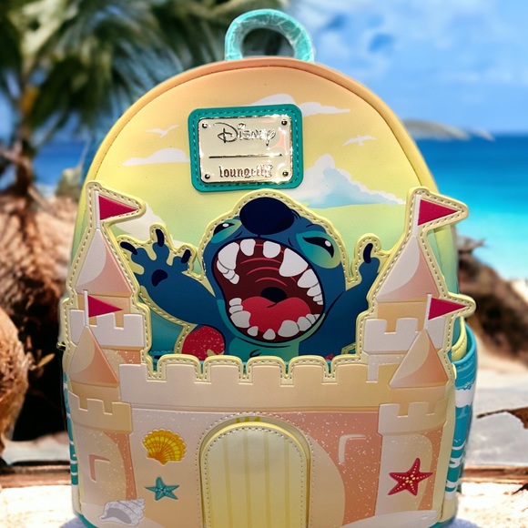 Loungefly | Bags | Disney Stitch Sandcastle Beach Surprise Mini ...